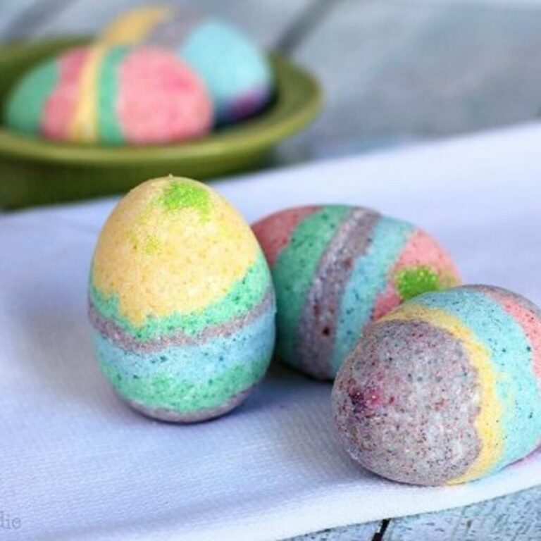 Easter Egg Bath Bombs DIY Fun for Kids Craft - 2K Crafts